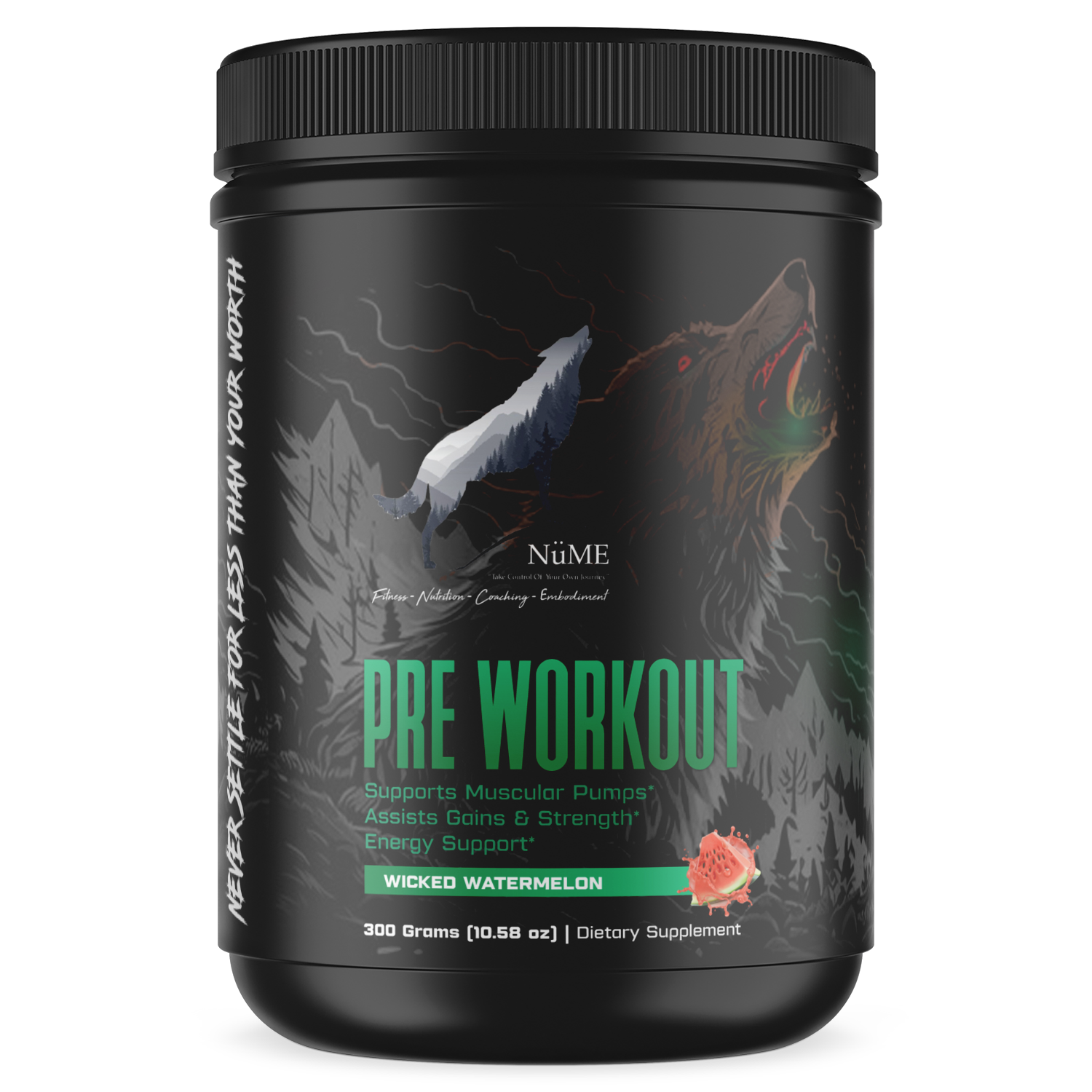 Enhanced Pre-Workout Wicked Watermelon – NuME Supplements