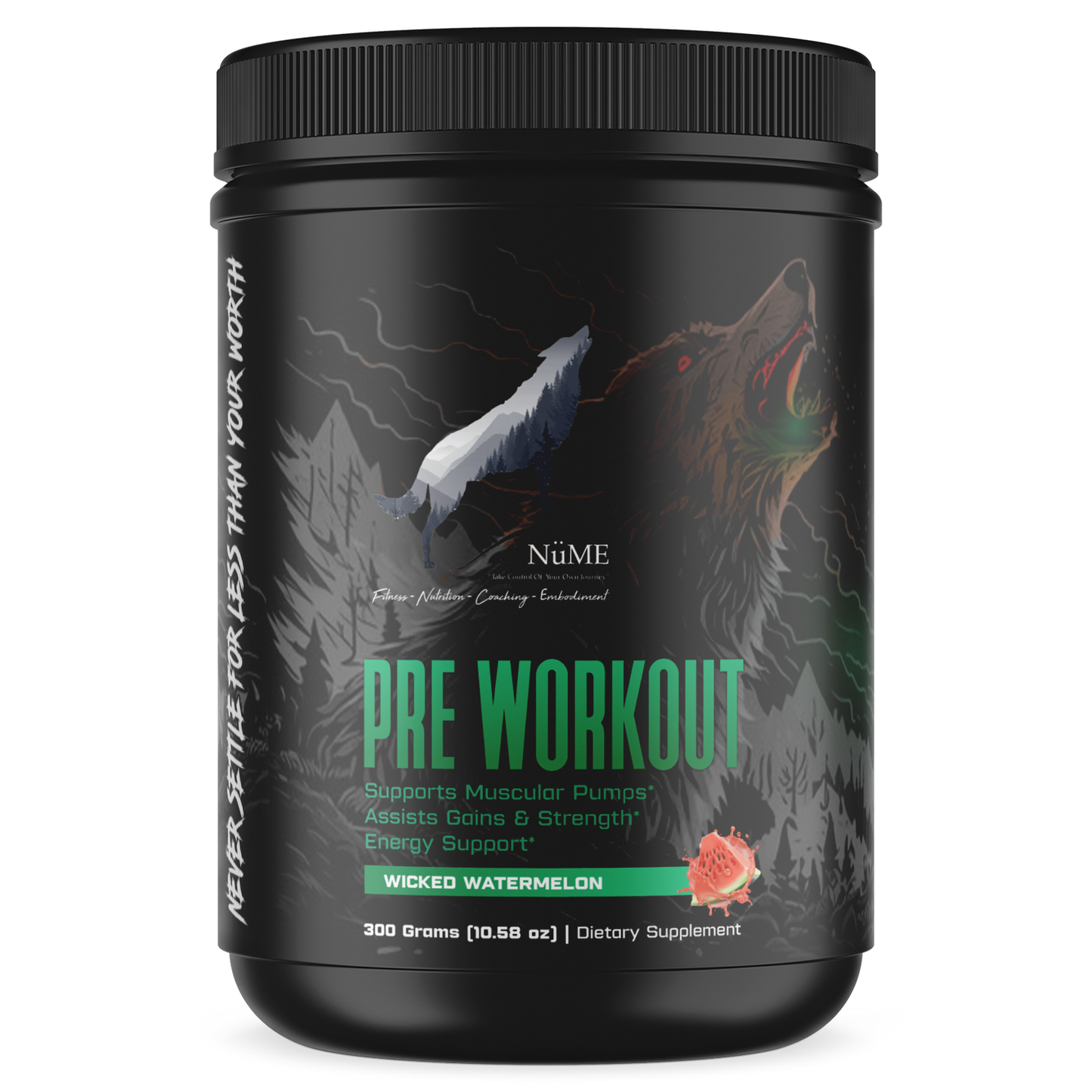 Enhanced Pre-Workout Wicked Watermelon – NuME Supplements